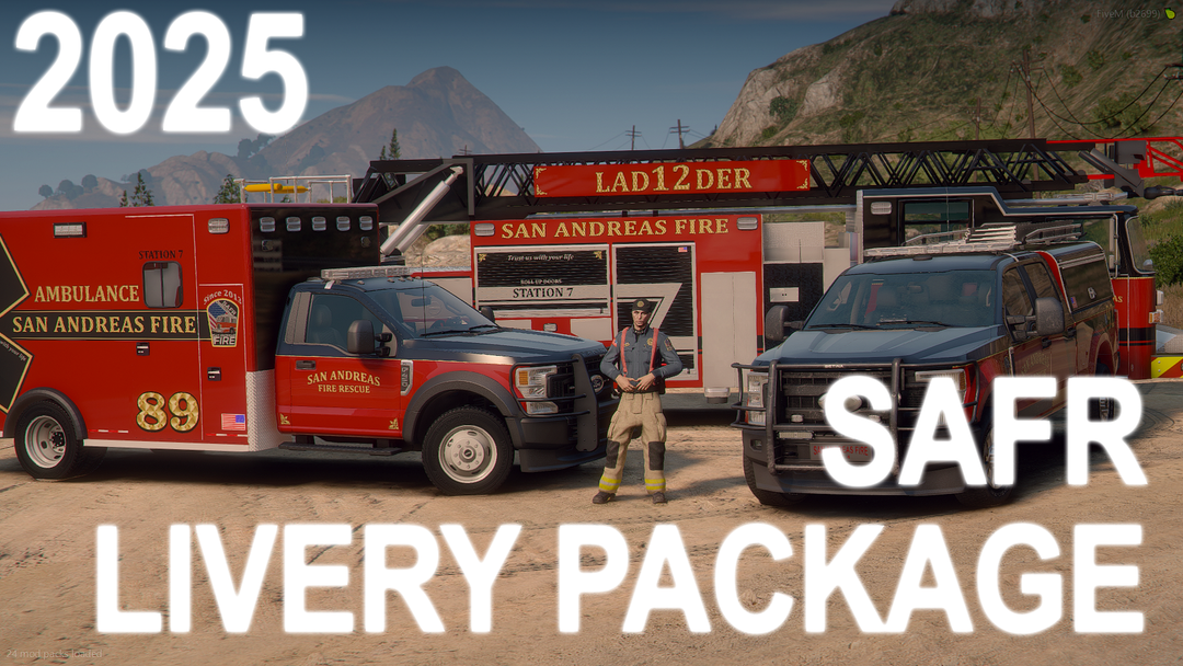 2025 SAFR Livery Package – JA Designs FiveM