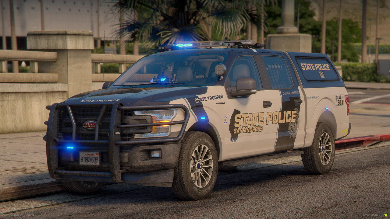 2025 SASP Livery Package – JA Designs FiveM