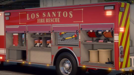 Velocity Single Axle Rescue Fire Truck [ULC] – JA Designs FiveM