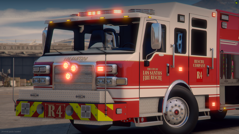 Velocity Single Axle Rescue Fire Truck [ULC] – JA Designs FiveM