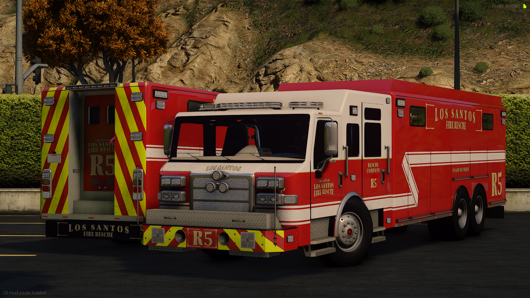 Velocity Walk-in Dual Axle Rescue Fire Truck [ULC] – JA Designs FiveM