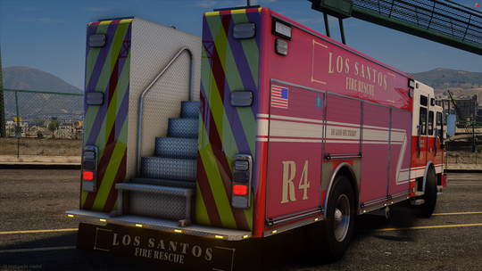 Velocity Single Axle Rescue Fire Truck [ULC] – JA Designs FiveM