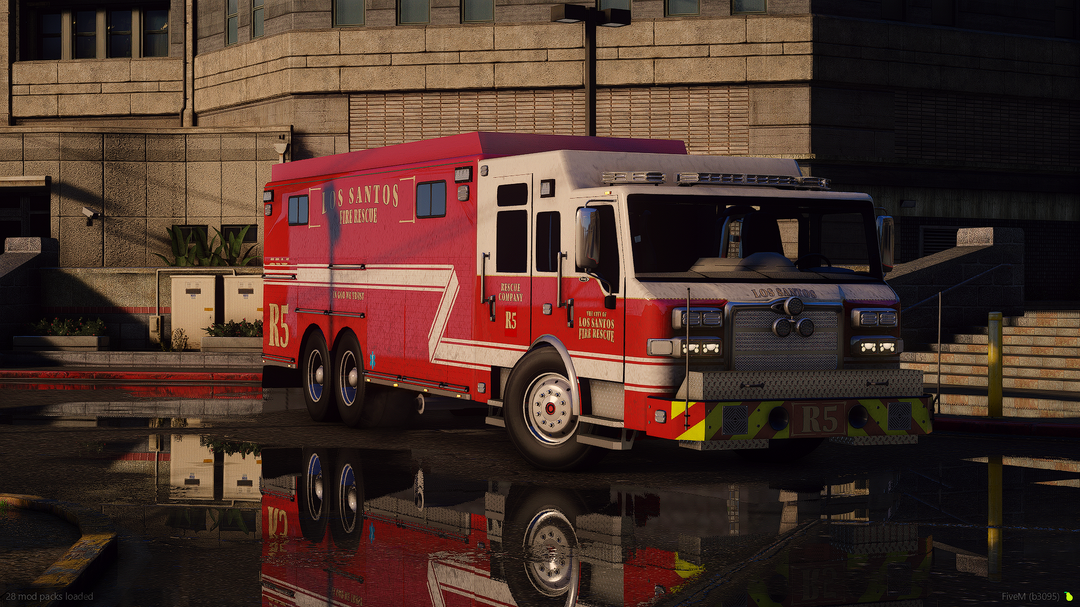 Velocity Walk-in Dual Axle Rescue Fire Truck [ULC] – JA Designs FiveM