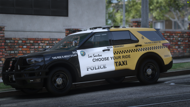 Police-Taxi Livery Package – JA Designs FiveM