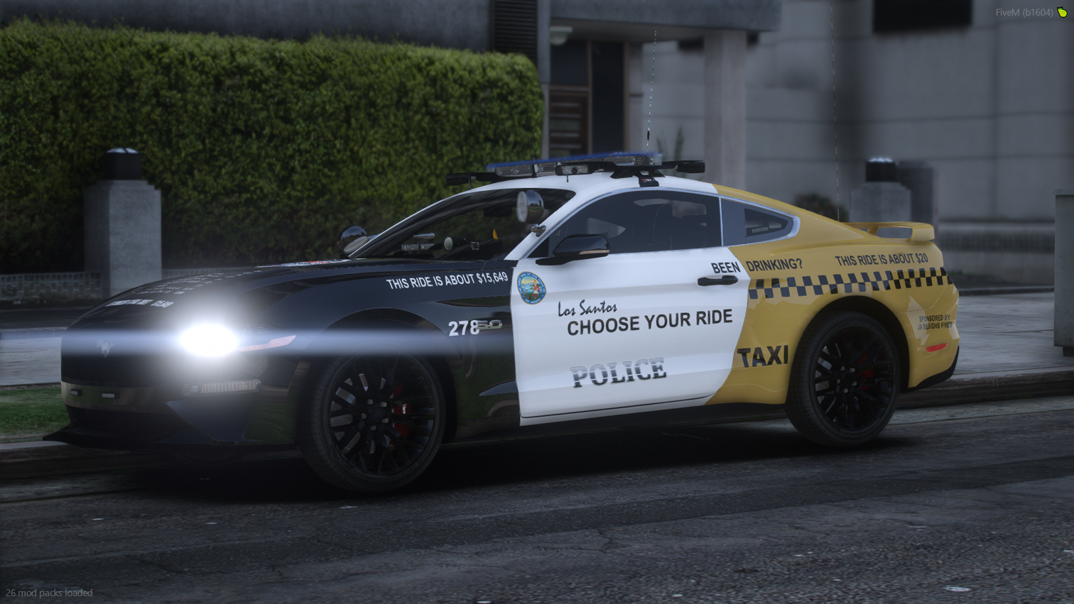 Police-Taxi Livery Package – JA Designs FiveM