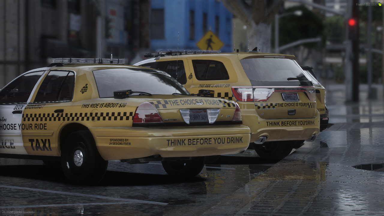 Police-Taxi Livery Package – JA Designs FiveM