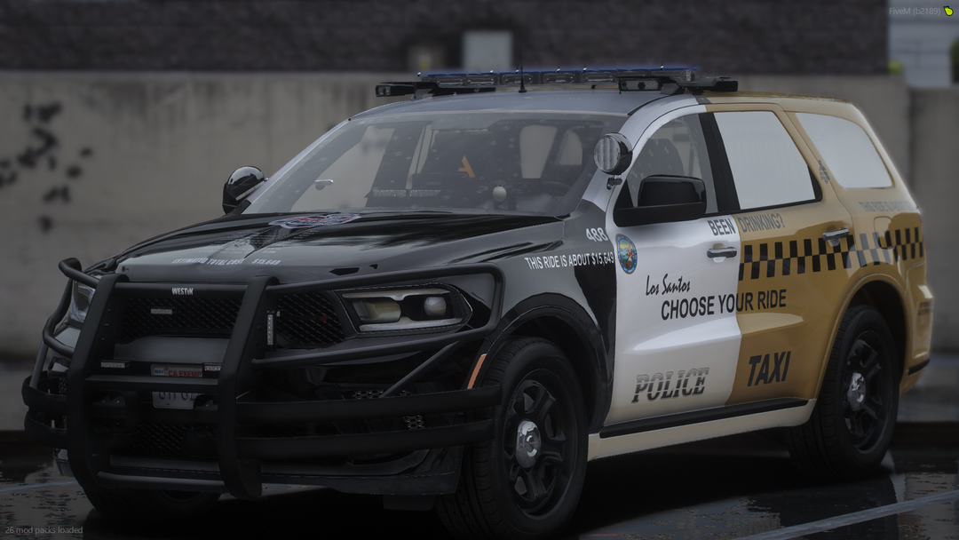 Police-Taxi Livery Package – JA Designs FiveM