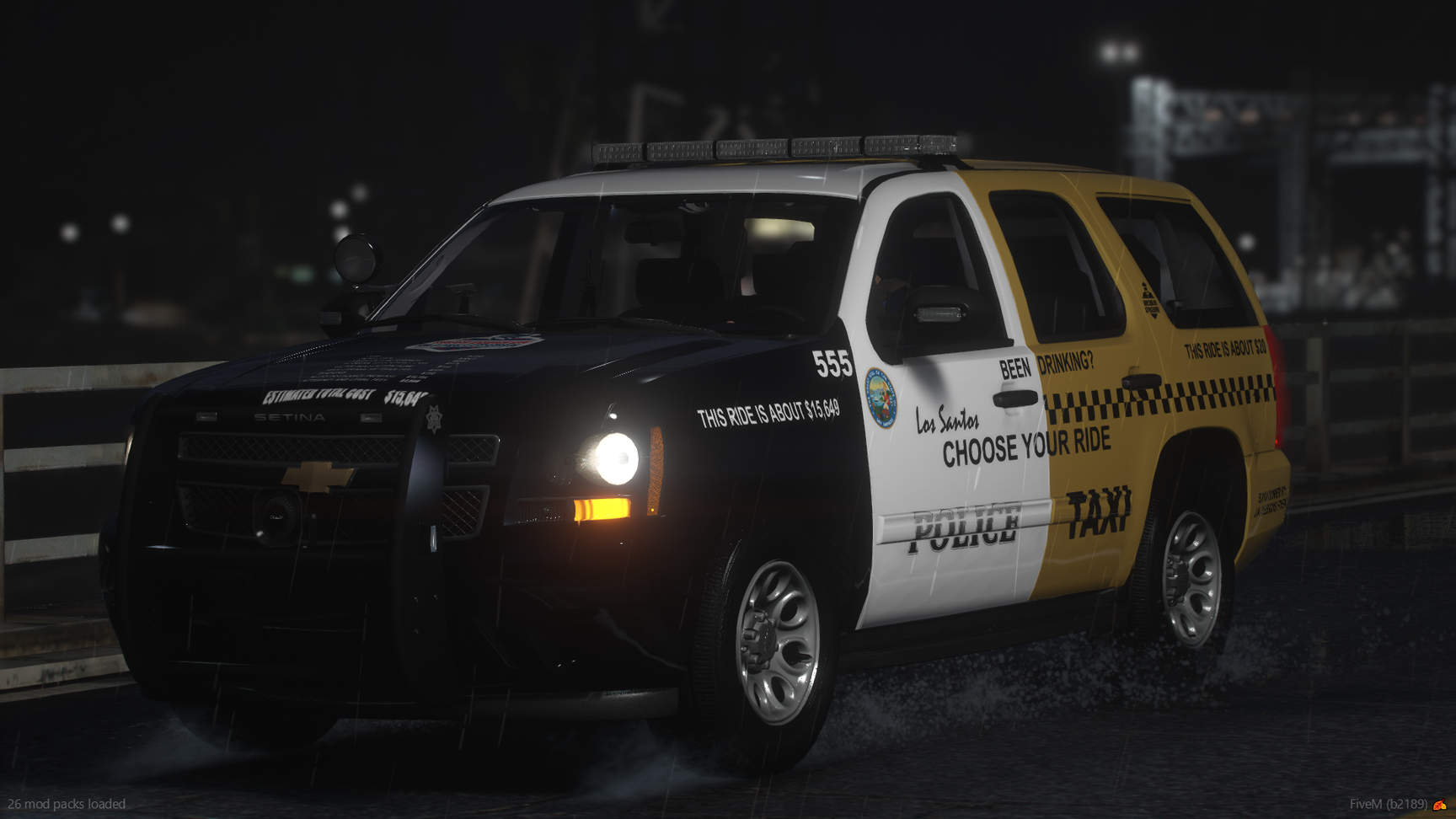 Police-Taxi Livery Package – JA Designs FiveM